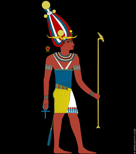 Farao met scepter - Egyptian Realms